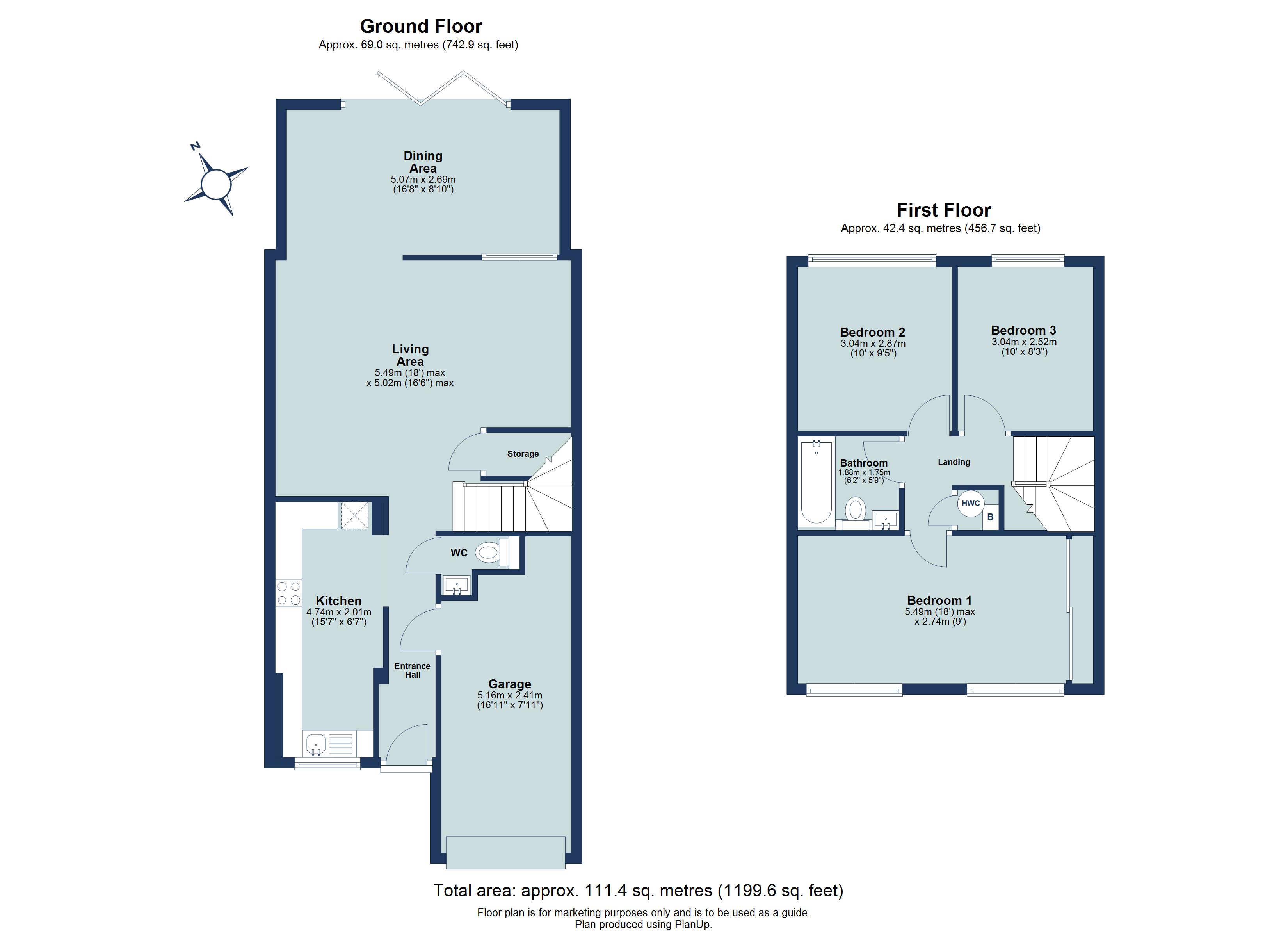 3 bed terraced house for sale in Wendover Close, Harpenden, AL5 ...