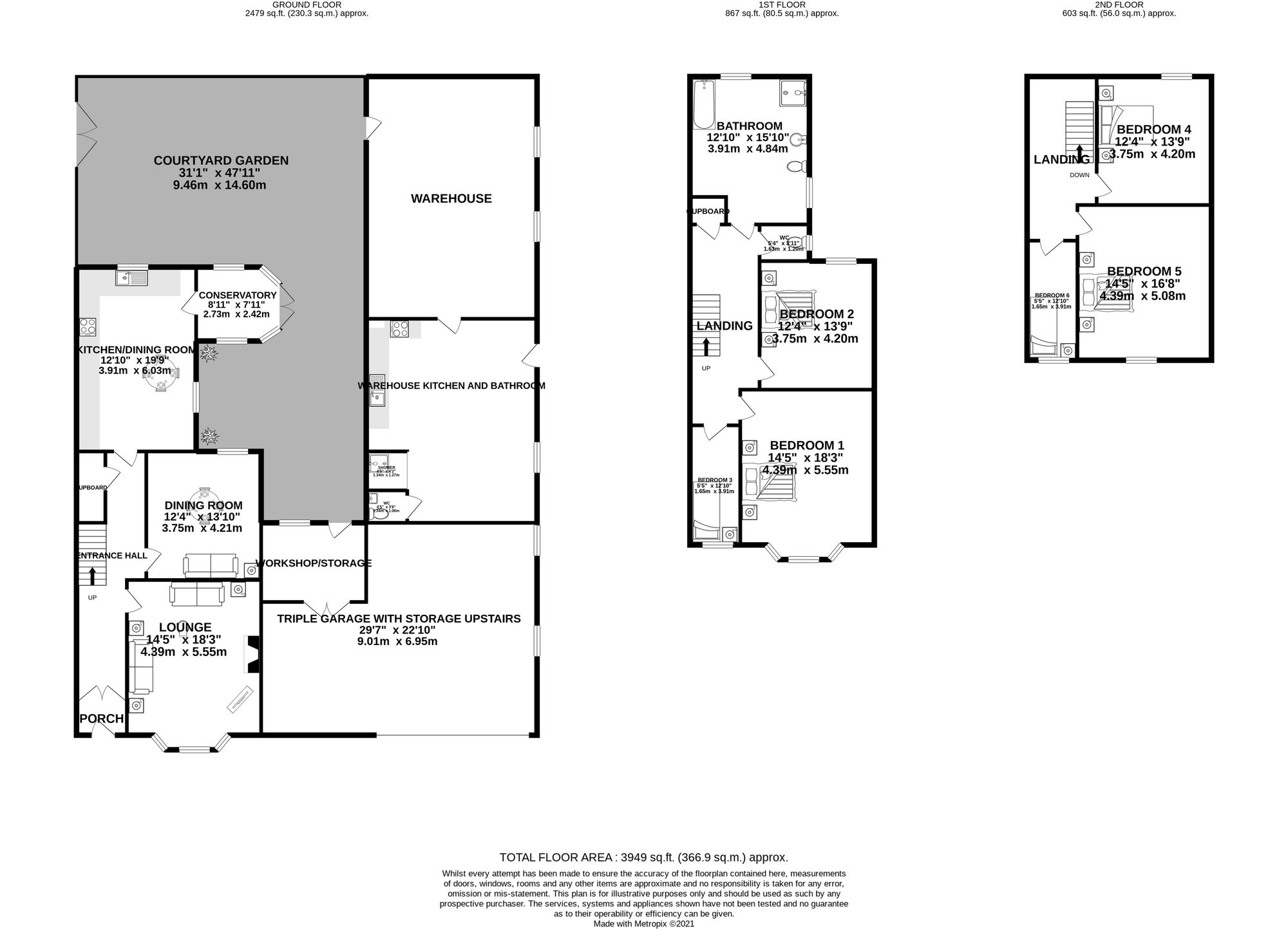 4 bed semi-detached town house for sale in Bircham Avenue, Ramsey, IM8 ...